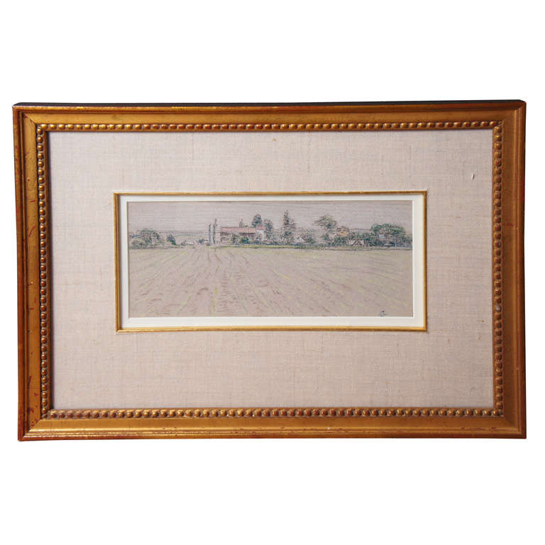Walter Clark Pastel "Cloud Study" at 1stDibs