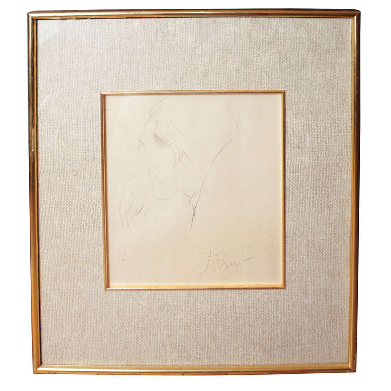Figural Drawing by Augustus John For Sale at 1stDibs | augustus john ...