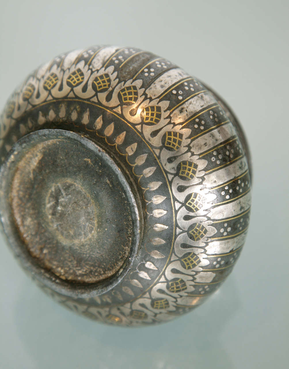 Bidri Container With Lid at 1stDibs