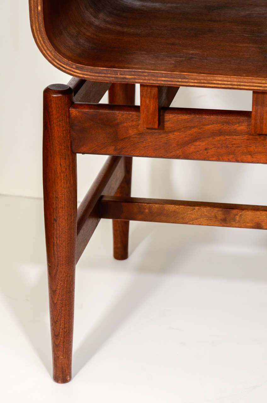 Mid Century Combined Chair and Side Table at 1stDibs | chair with side ...