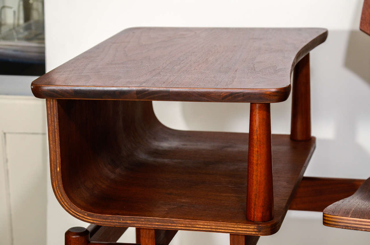 Mid Century Combined Chair and Side Table at 1stDibs | chair with side ...