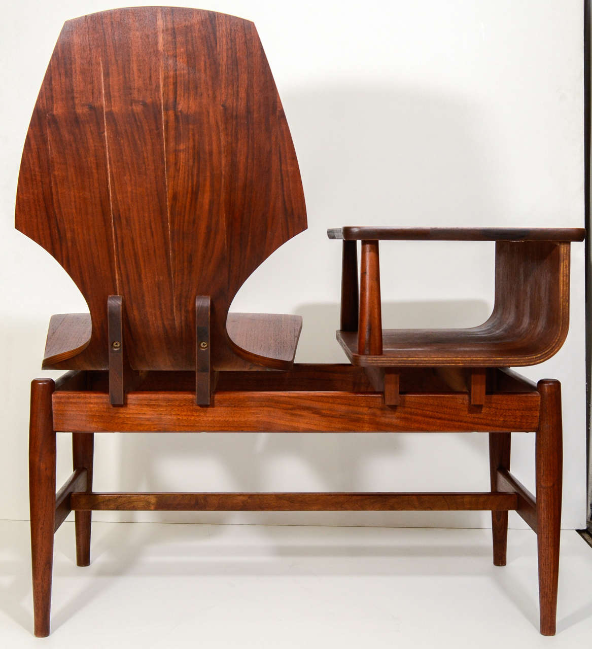 Mid Century Combined Chair and Side Table at 1stDibs | chair with side ...