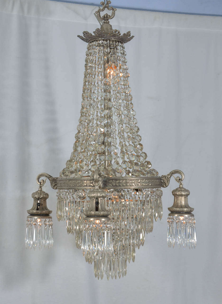 Eight-Light Baroque Chandelier at 1stDibs