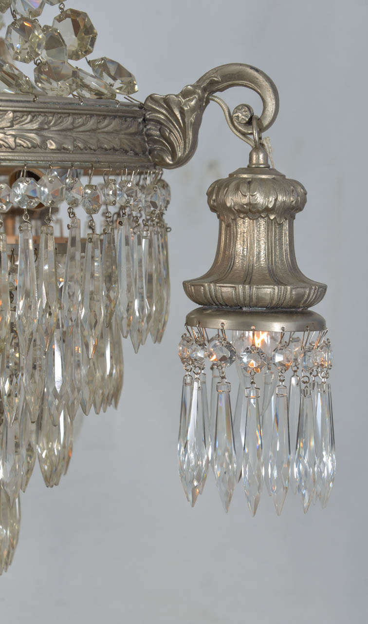 Eight-Light Baroque Chandelier at 1stDibs