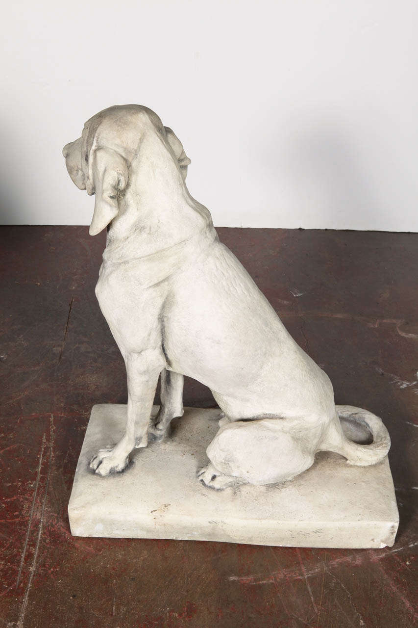 Pair of Stone Hunting Dogs at 1stDibs | stone dogs for sale, hunting ...