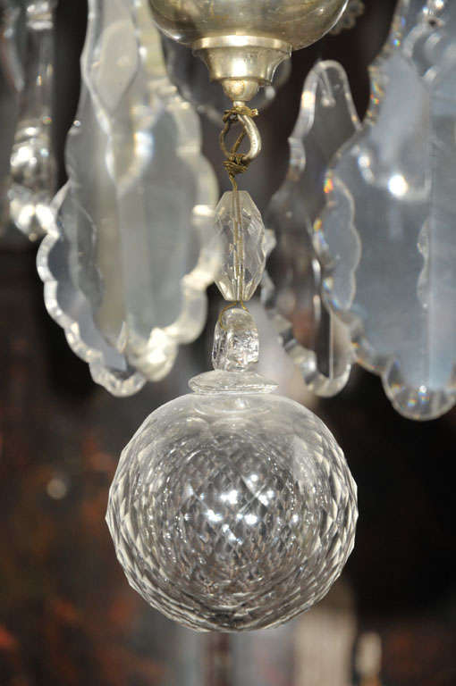 French Chandelier Silver Plated at 1stDibs
