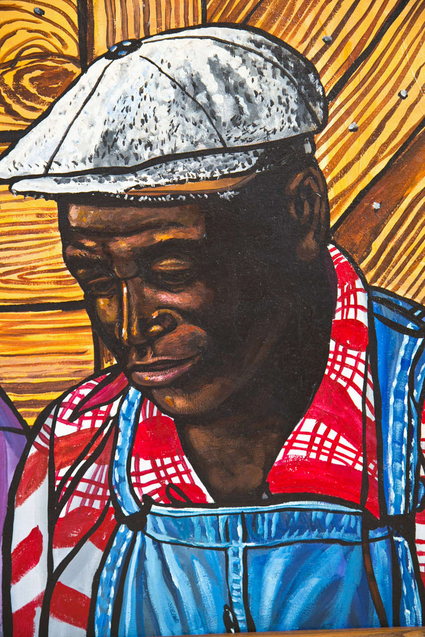 Jason Hunt Oil Painting "Cut Buddies" For Sale at 1stDibs