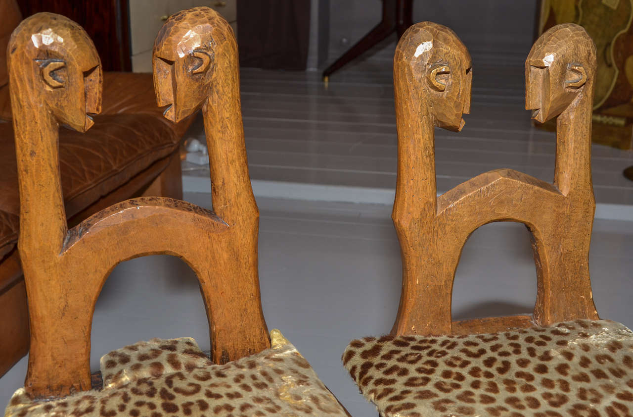 Two 1920s African Chairs from the Bambaras Tribe in Mali For Sale at ...