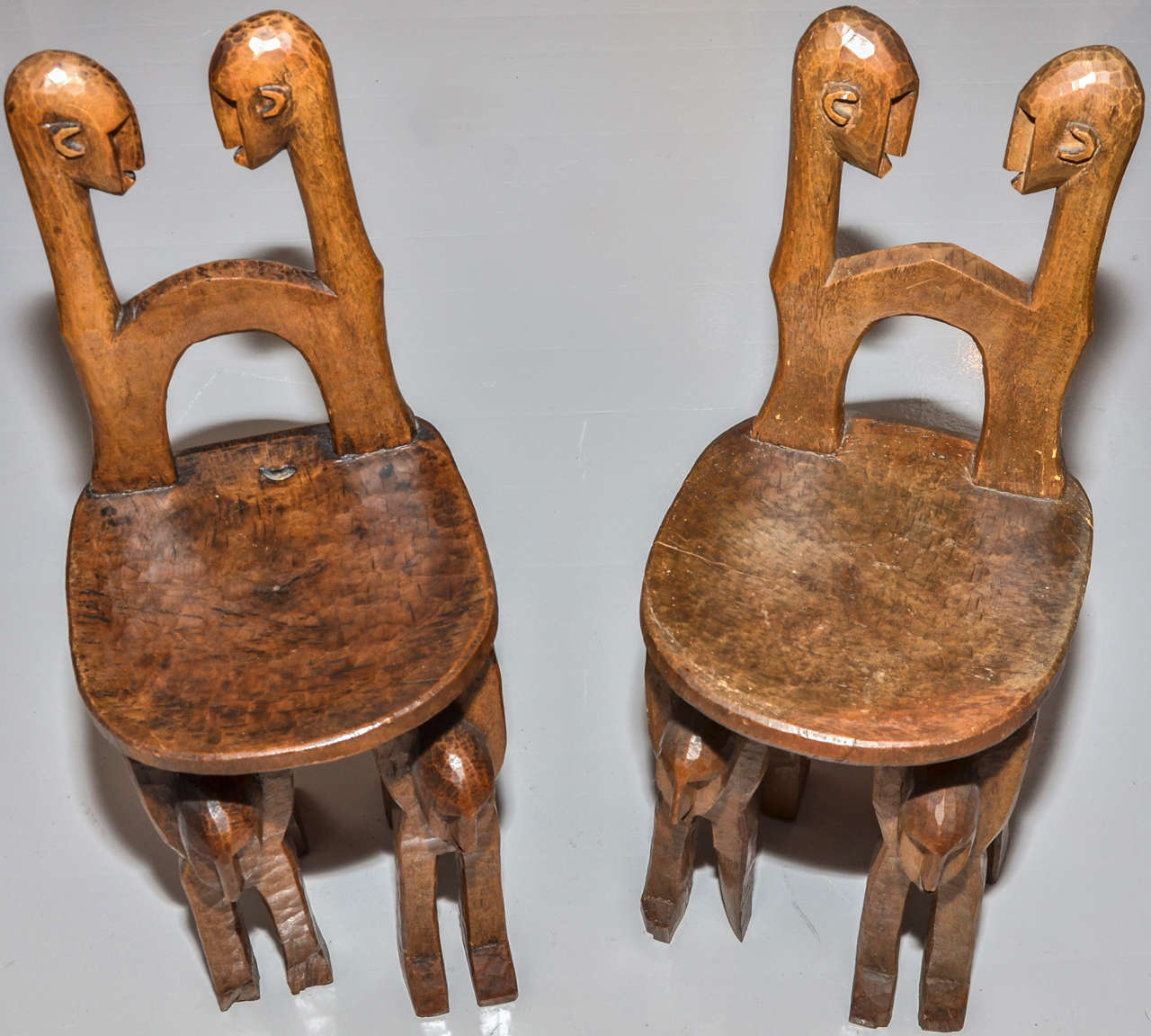 Two 1920s African Chairs from the Bambaras Tribe in Mali For Sale at ...