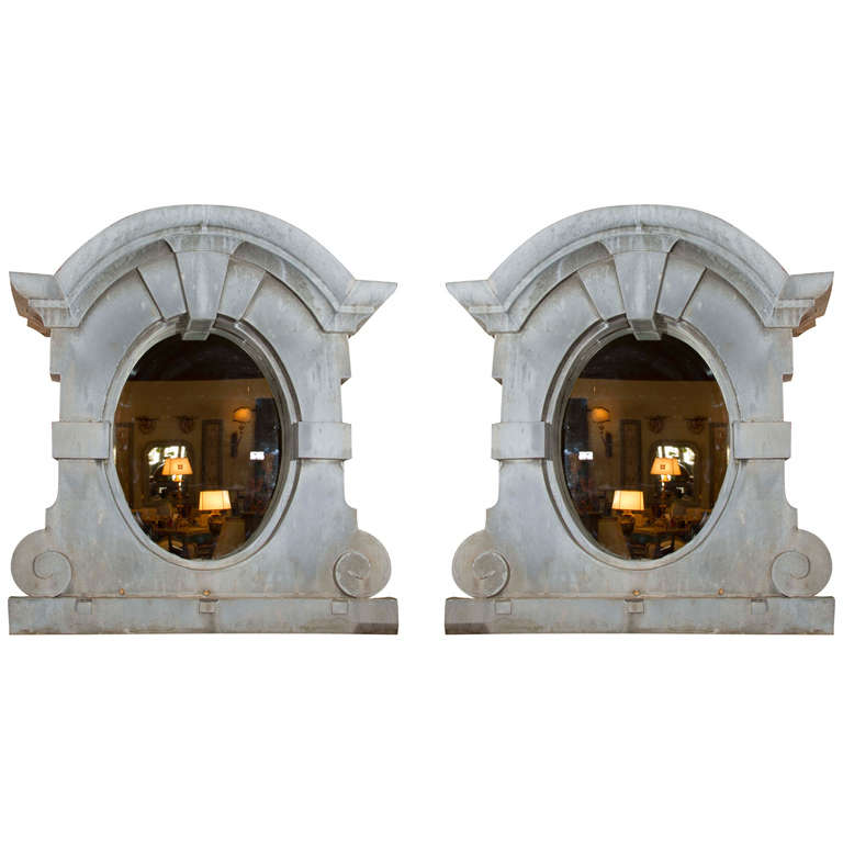Pair Of French Zinc Dormer Windows For Sale at 1stDibs