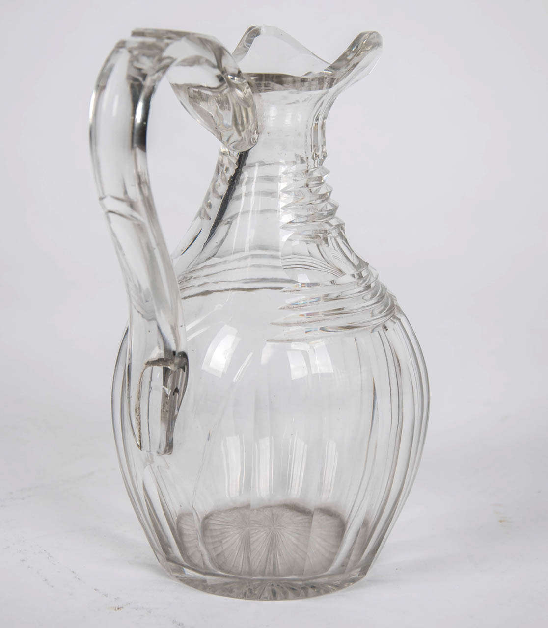 IRISH Waterford CLARET JUG / Pitcher, Cut Glass, Georgian, circa 1820 ...