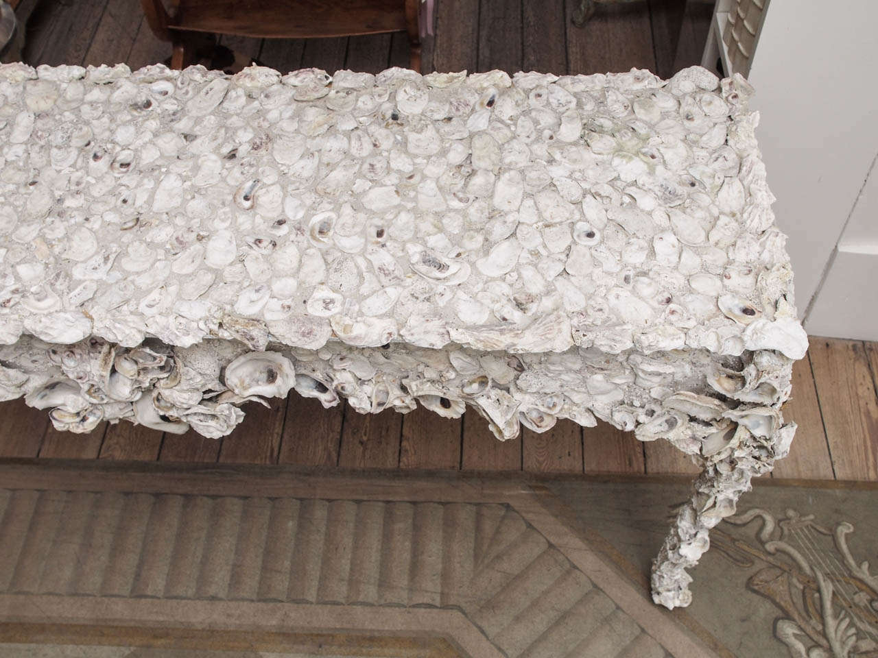 Unique Oyster Shell Console Table at 1stDibs