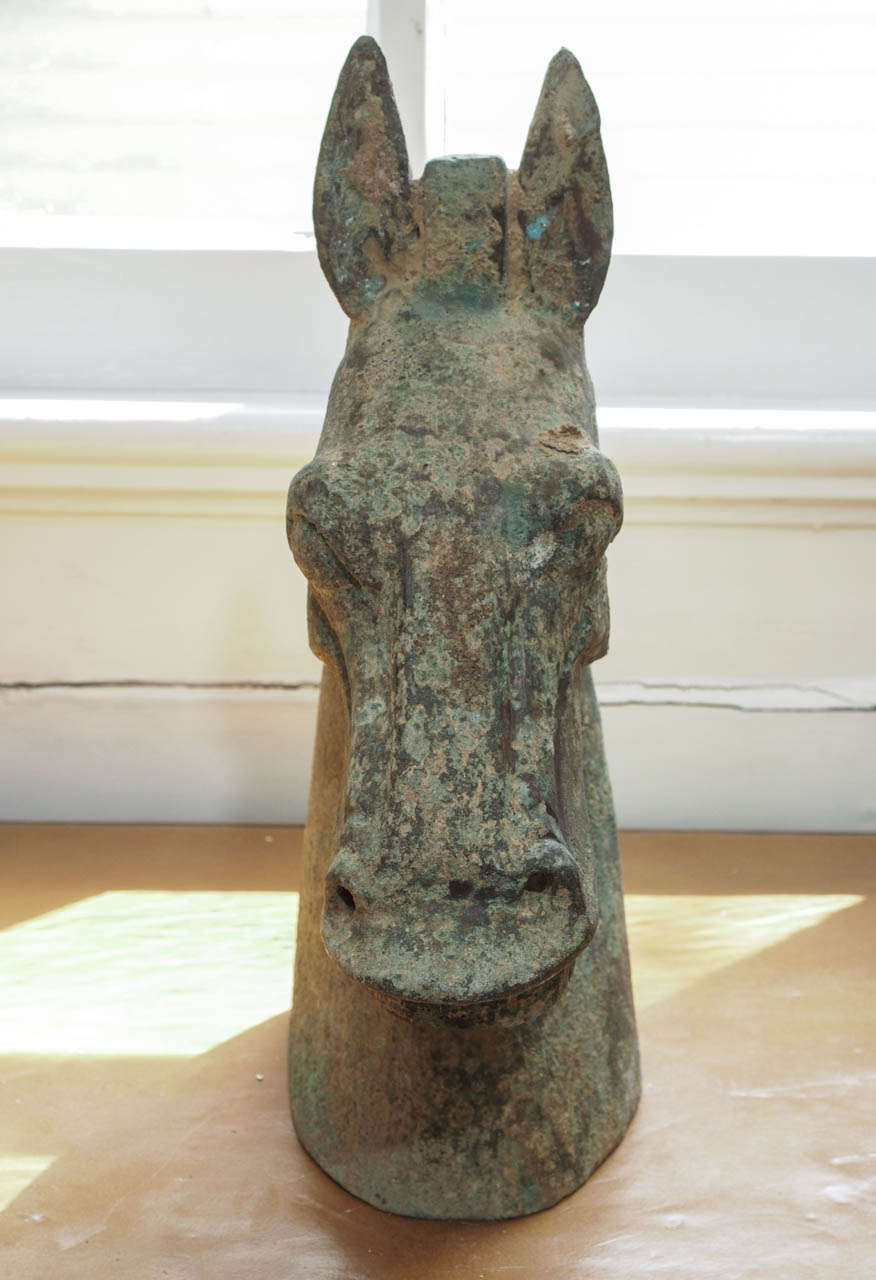 Copper Horse Head at 1stDibs