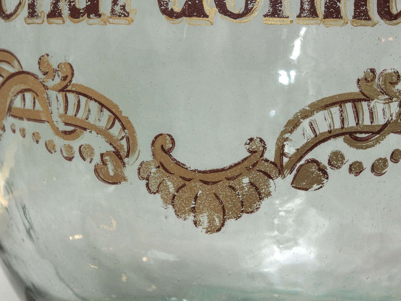 Oversized Glass Chardonnay Jug at 1stDibs