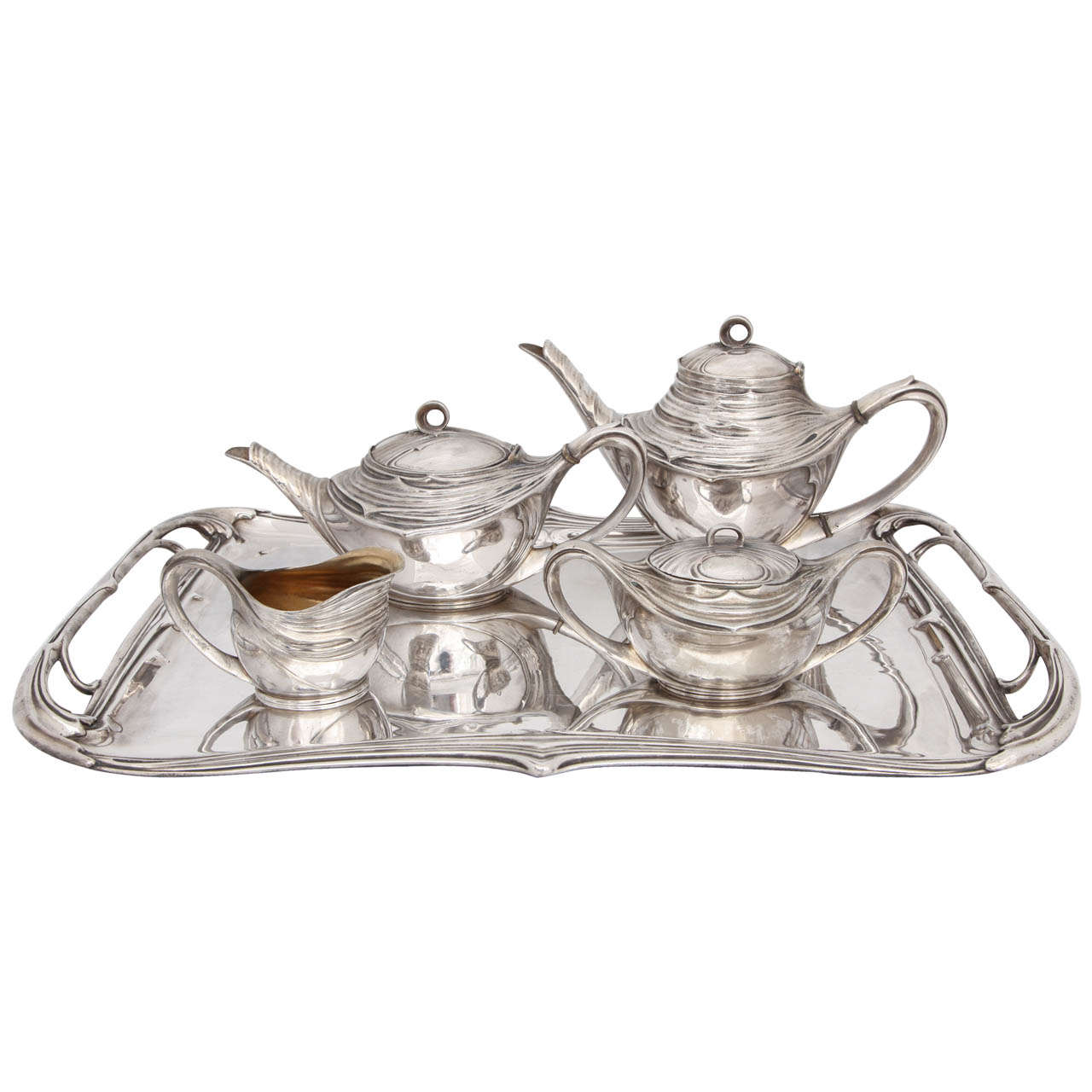 WMF Art Nouveau Tea Service at 1stDibs