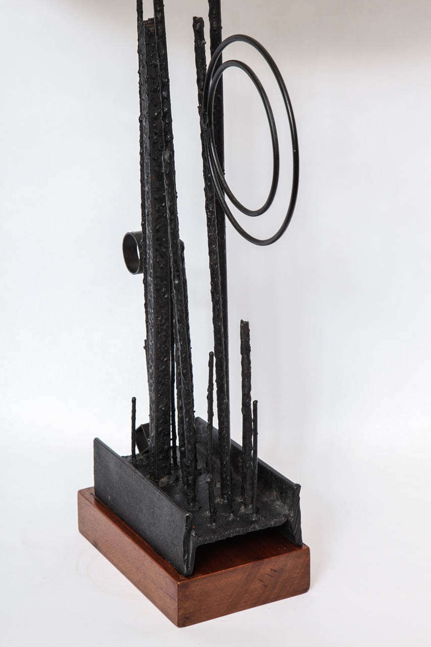 Table Lamps Pair Mid Century Modern Abstract Expressionist 1950's For ...