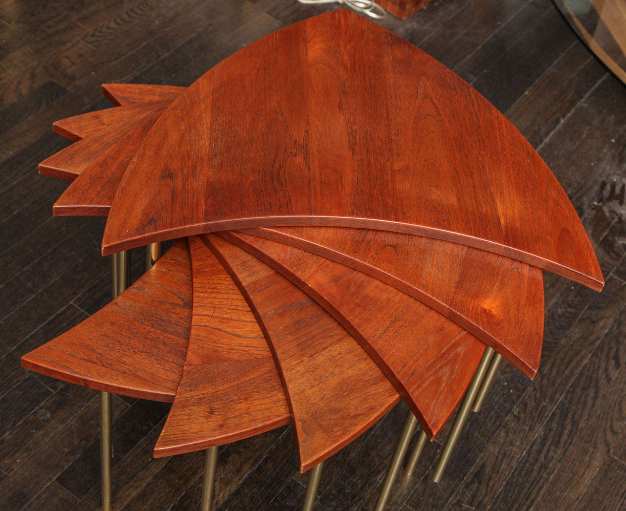 A Suite of 6 1950's Tables signed FD Made in Denmark at 1stDibs