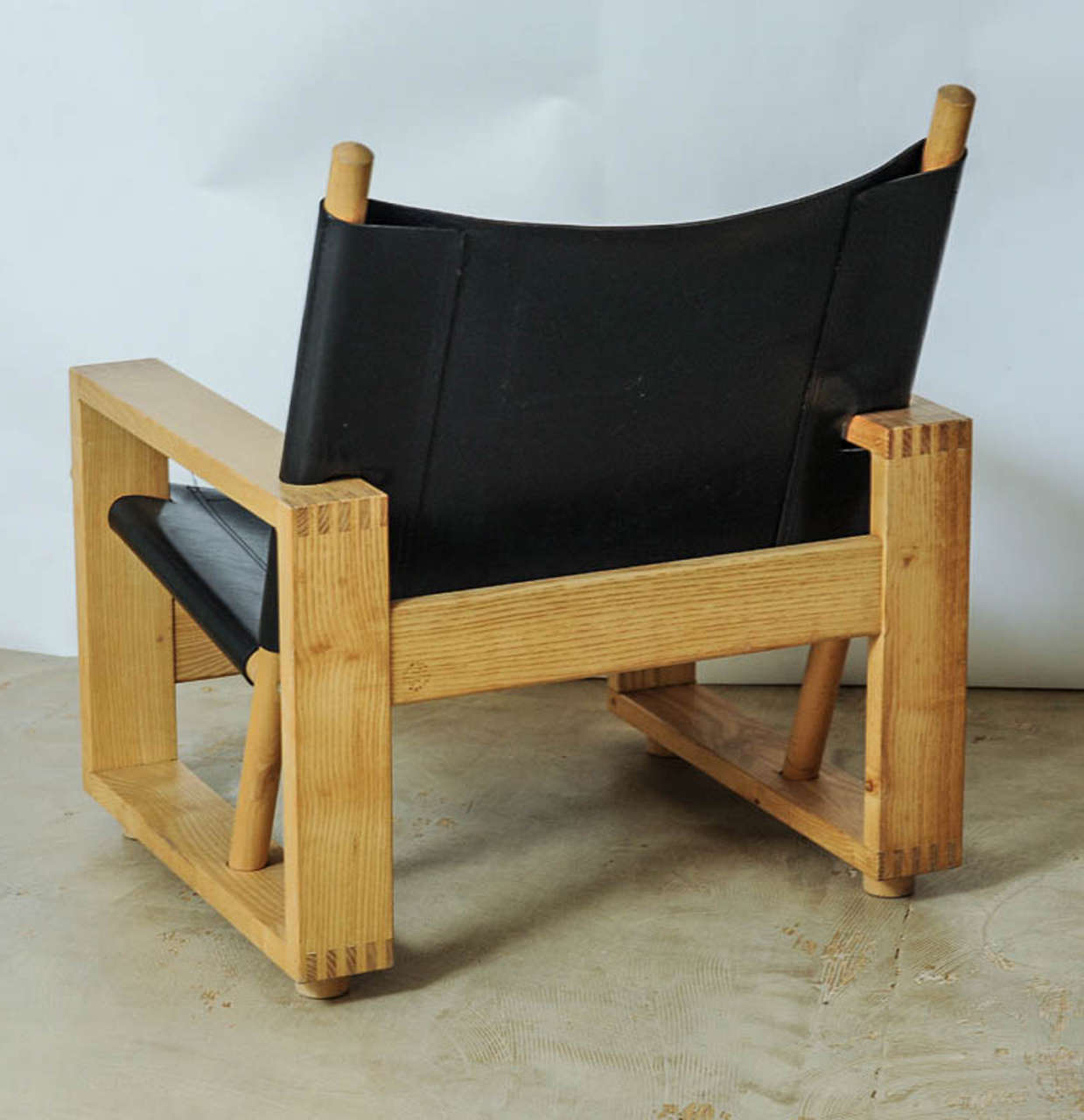 Wooden 'Block Chair' by Ate van Apeldoorn at 1stDibs