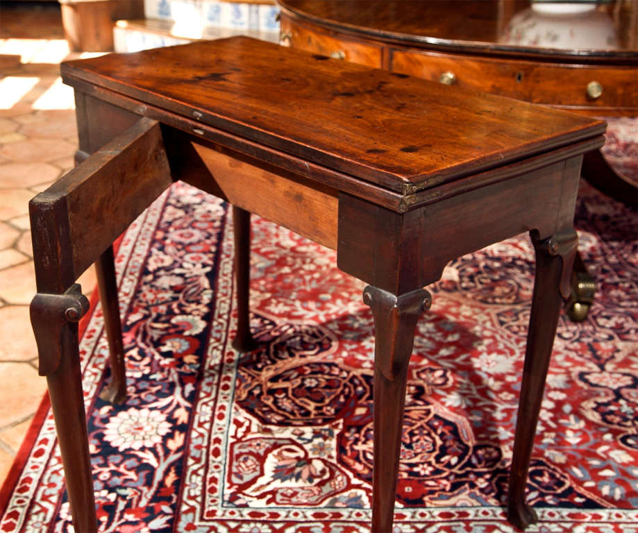 Antique English Mahogany Tea Table For Sale at 1stDibs | antique tea ...