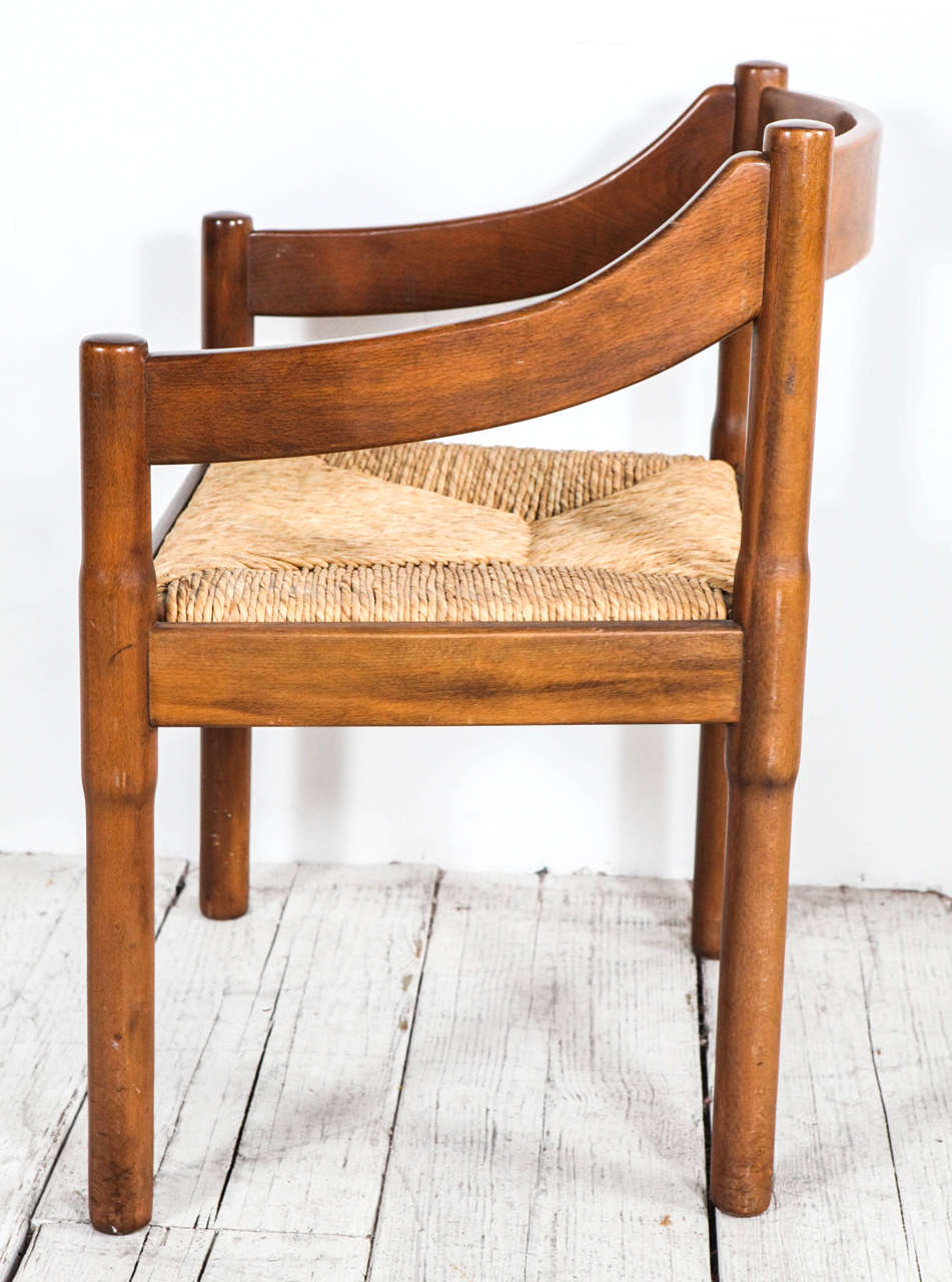 Set of Four Carimate Dining Chairs by Vico Magistretti for Cassina at ...