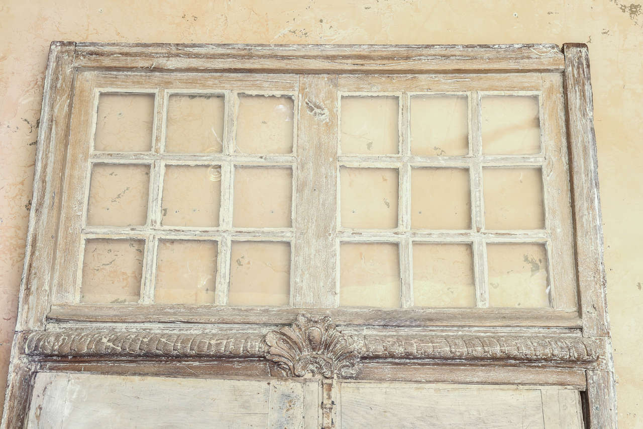 Large Pair of Transomed Louis XV Doors For Sale at 1stDibs