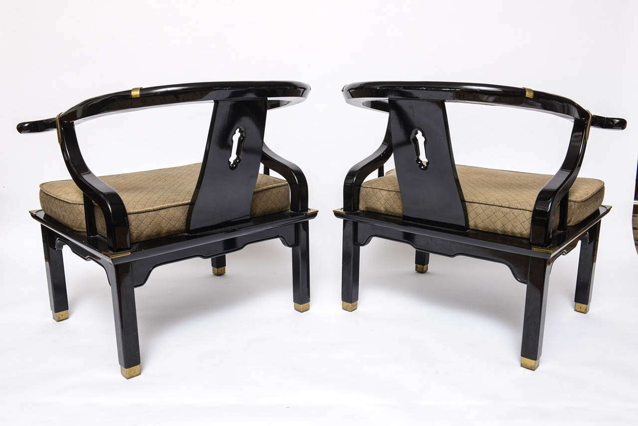 Chinese modern style pair of Chairs at 1stDibs