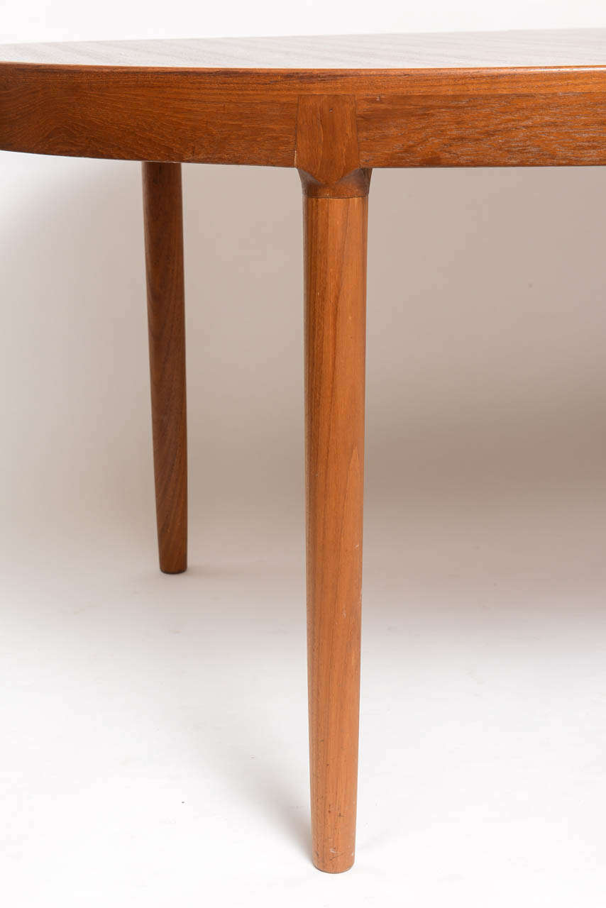 Koefoeds Danish Teak MCM Dining Table with Eight Chairs at 1stDibs ...