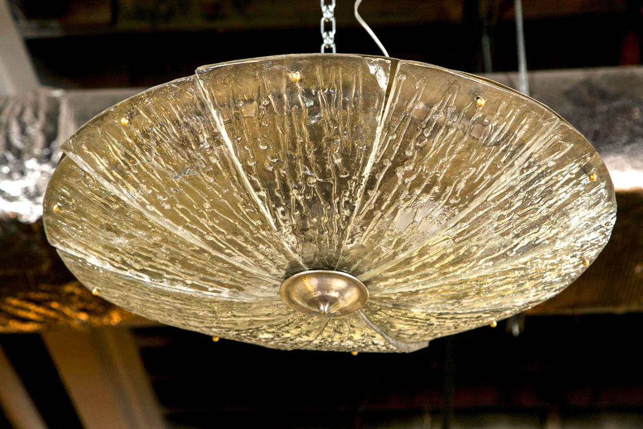 Lalique Style French Flush Hanging Light Fixture at 1stDibs | lalique ...