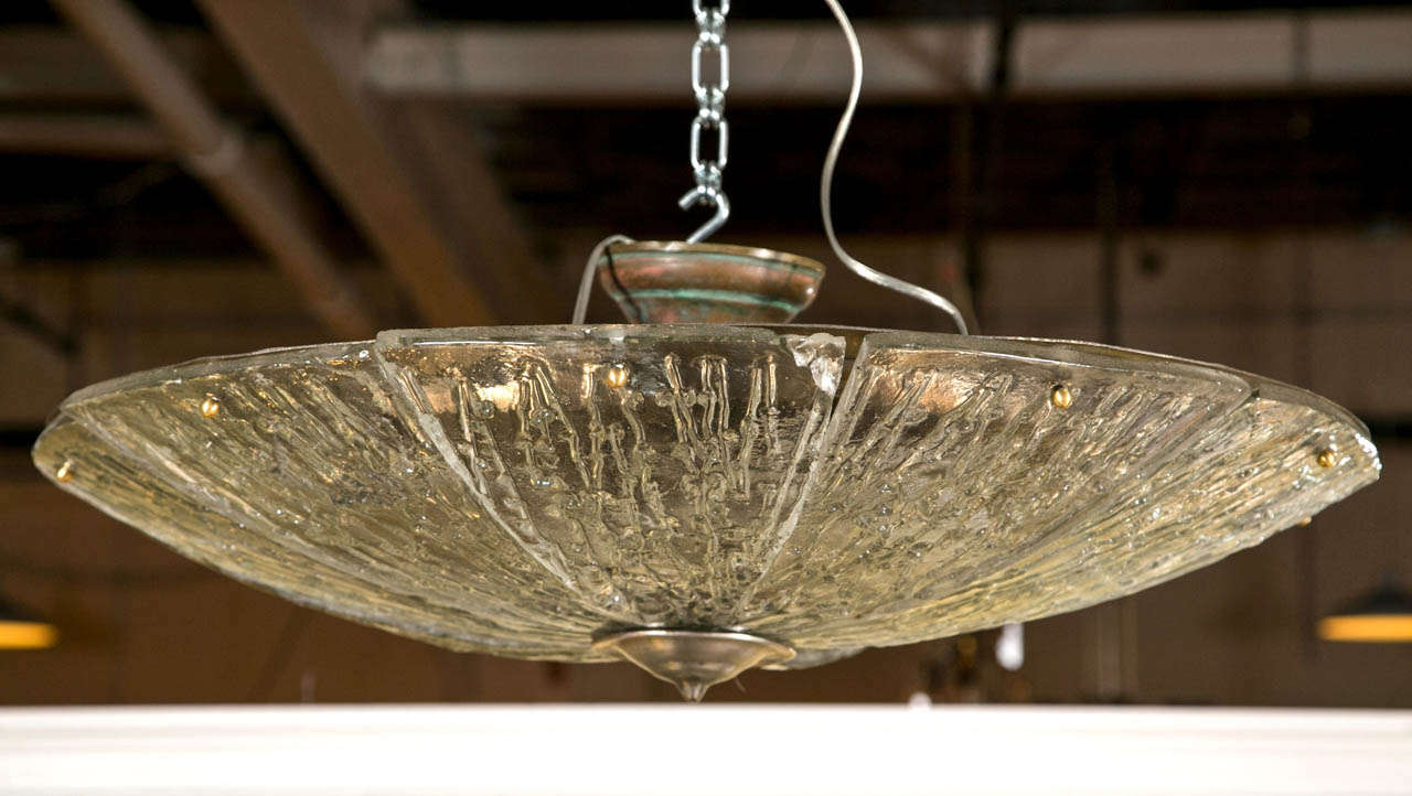 Lalique Style French Flush Hanging Light Fixture at 1stDibs | lalique ...