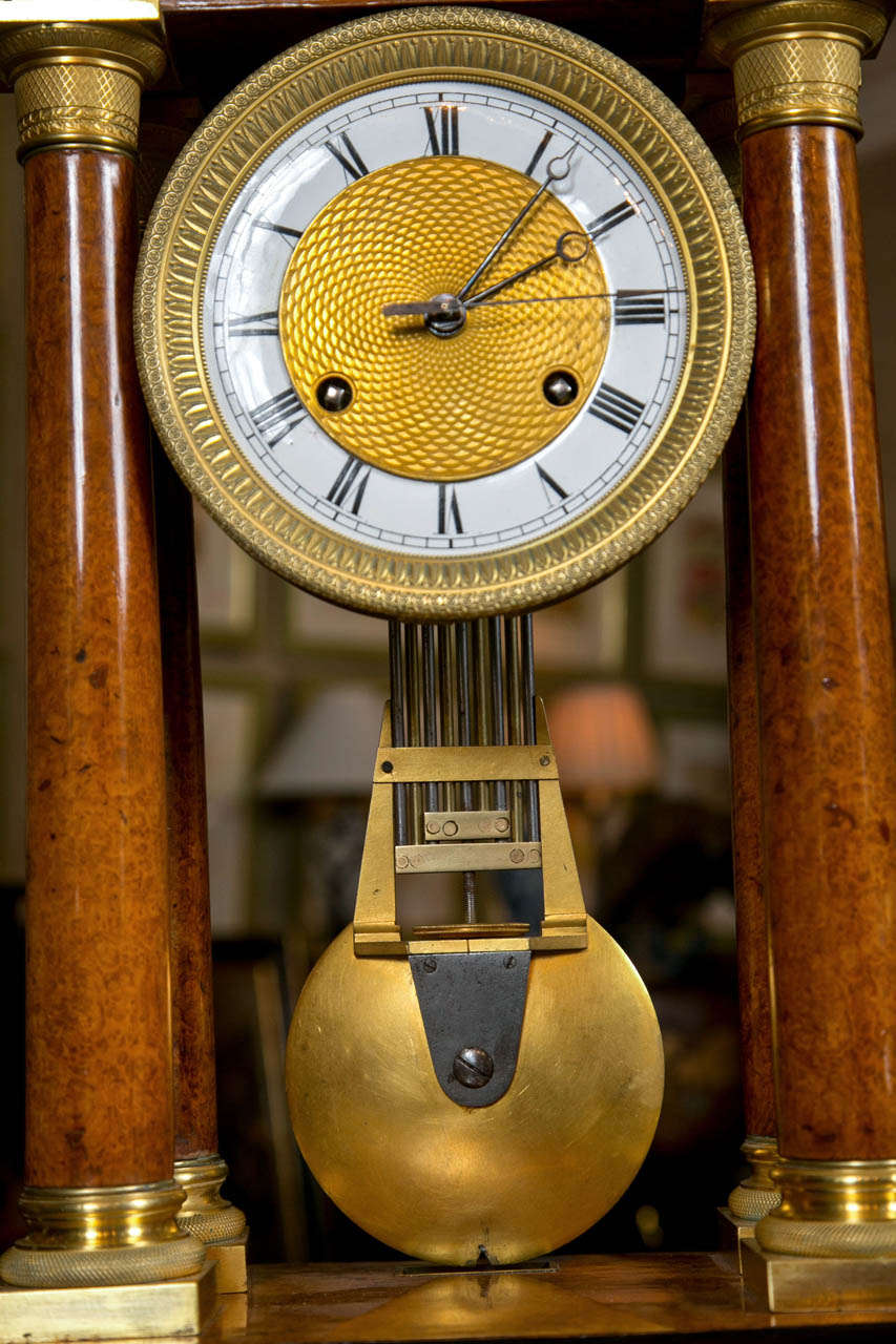 Pinwheel Portico Clock For Sale at 1stDibs | pinwheel clock man, säulenuhr