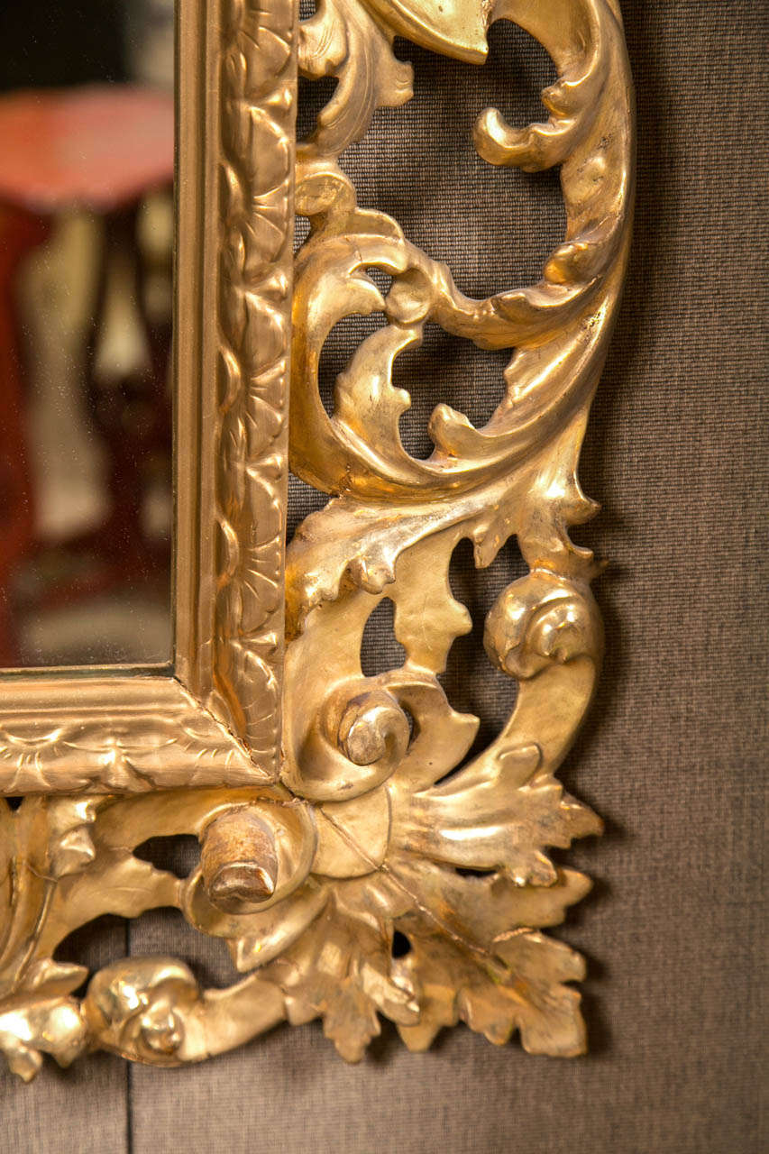 Pair of Gilt Carved Wood Frames at 1stDibs