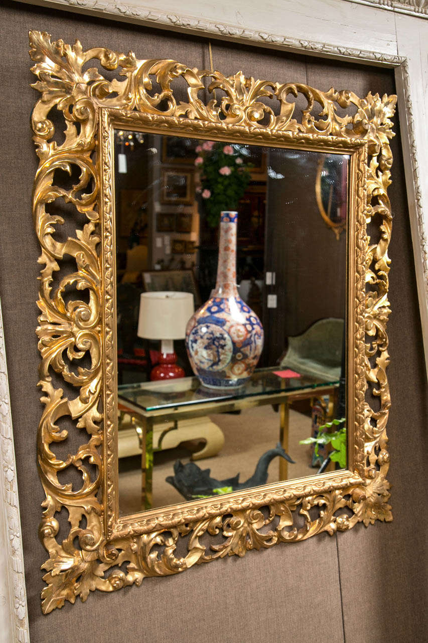 Pair of Gilt Carved Wood Frames at 1stDibs