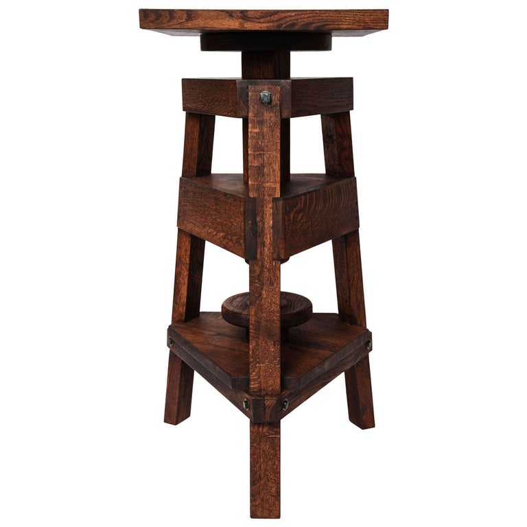 19th Century Inspired Contemporary Sculpture Stand, USA, 2013 at 1stDibs
