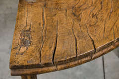 Antique Half Moon Table at 1stdibs