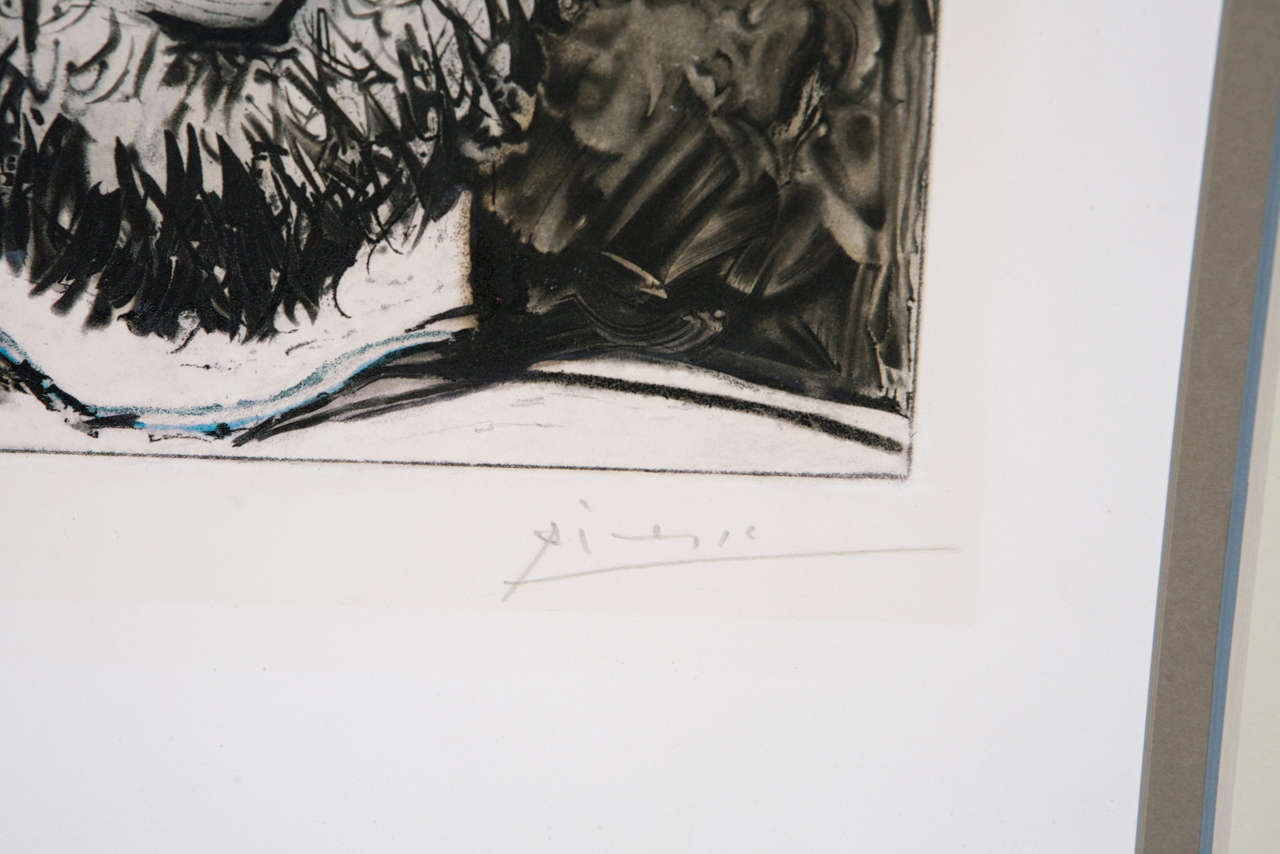 Signed, Color Etching by Pablo Picasso For Sale at 1stDibs