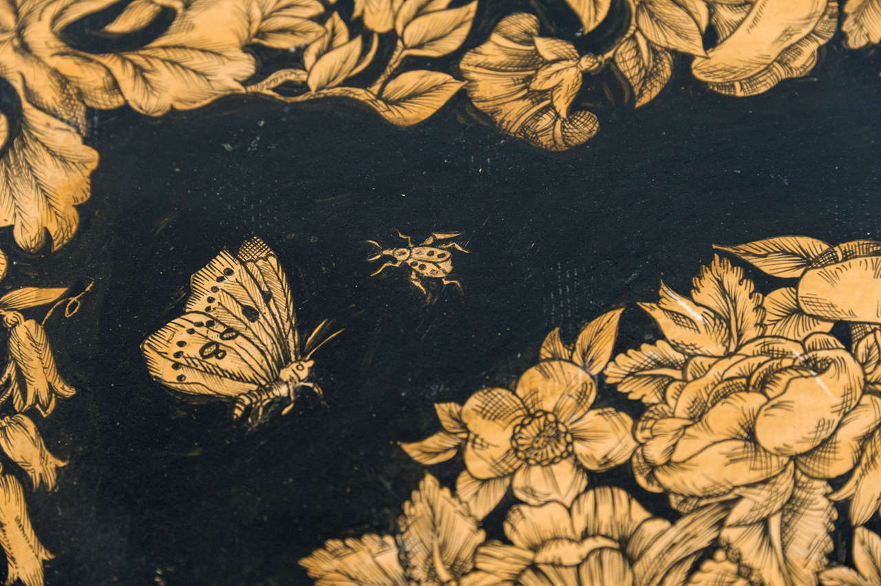 Good Regency Pen Work Sewing Table For Sale at 1stDibs