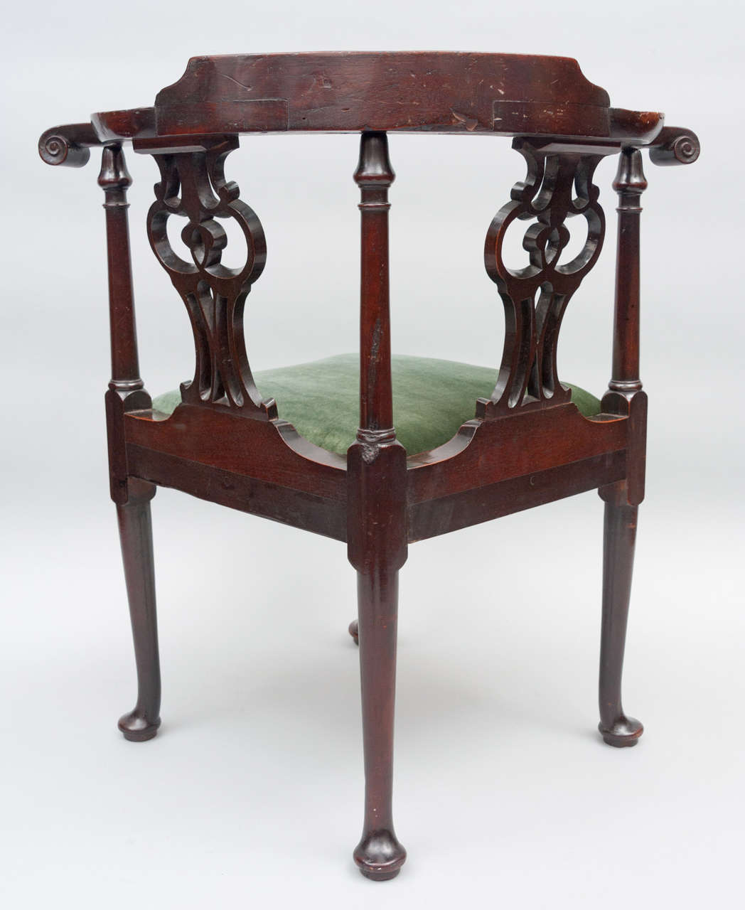 A Good Geo Ii Mahogany Corner Chair at 1stDibs