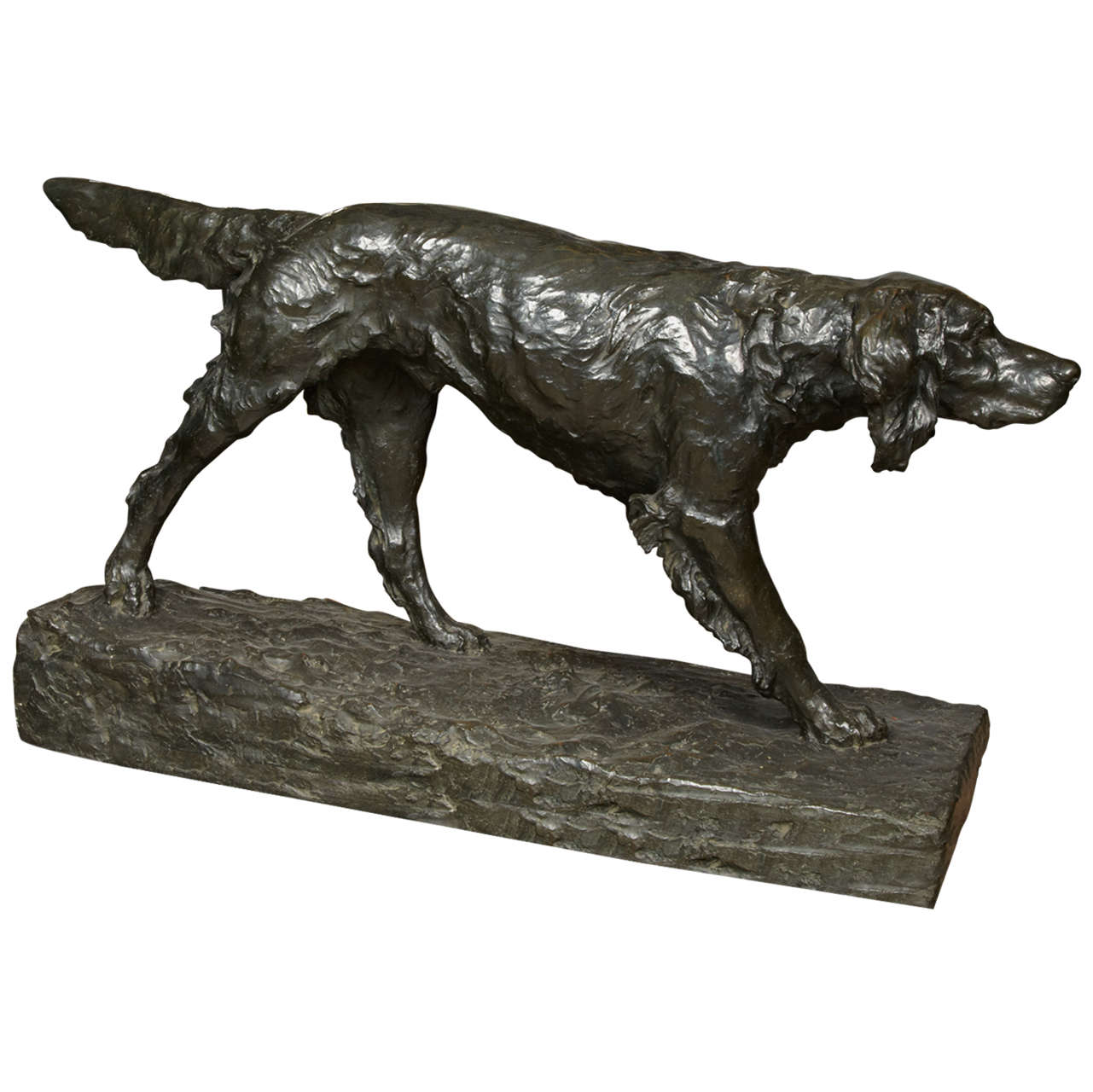 Rare Hunting Dog Bronze at 1stDibs