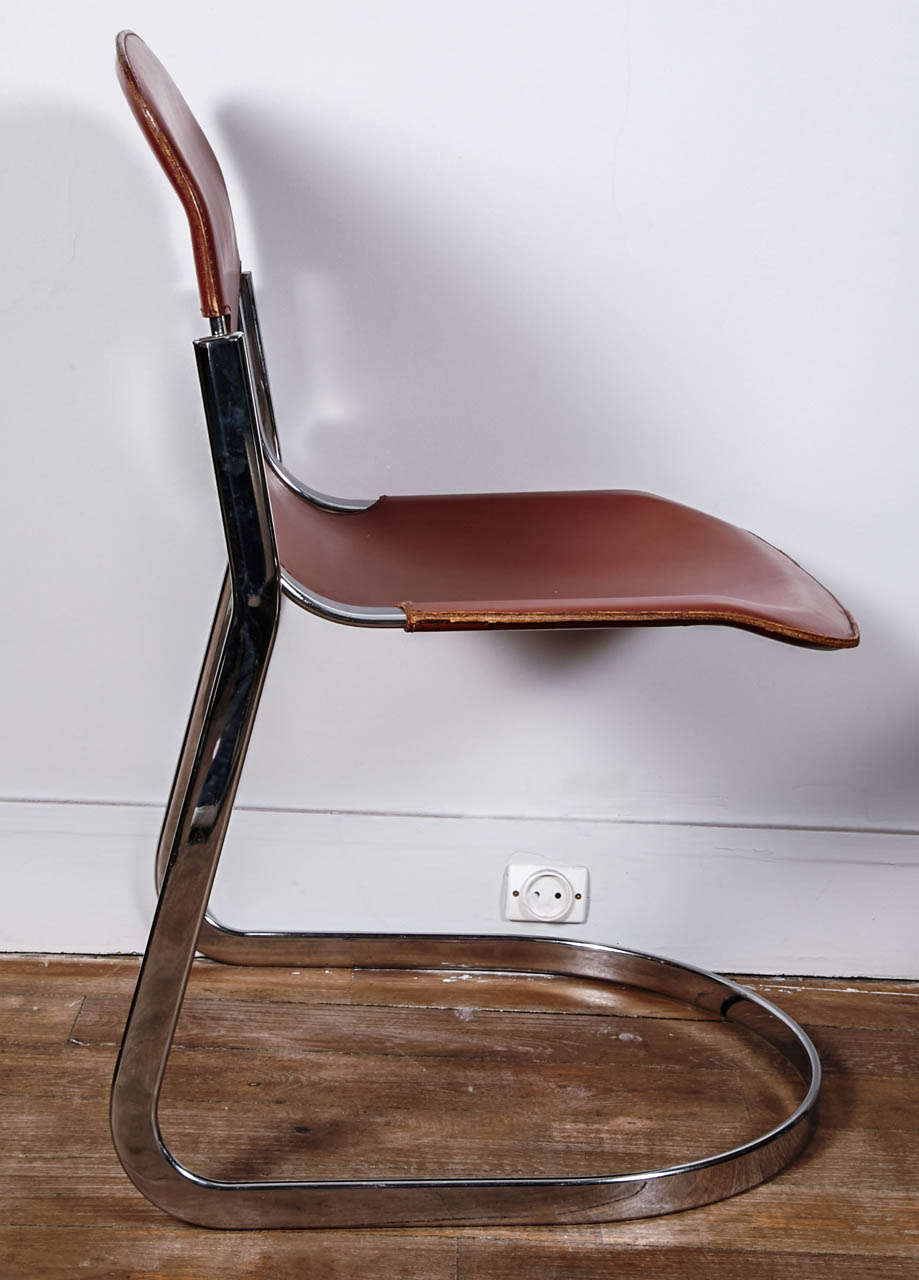 Set of Eight Cidue Stacking Chairs at 1stDibs