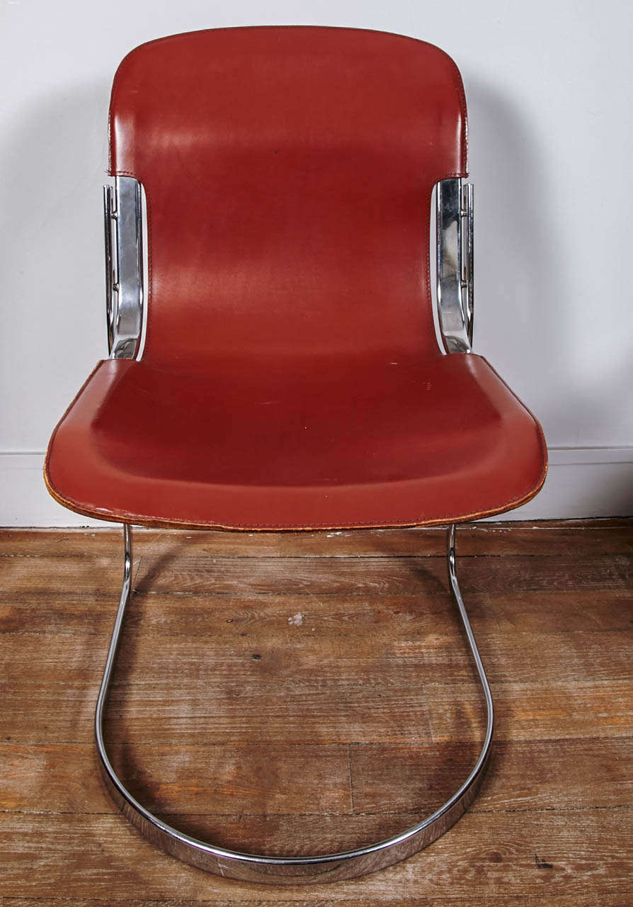 Set of Eight Cidue Stacking Chairs at 1stDibs