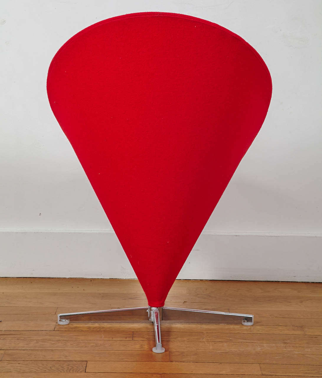 Pair of "K1 Cone Chairs" 1958 by Verner Panton at 1stDibs