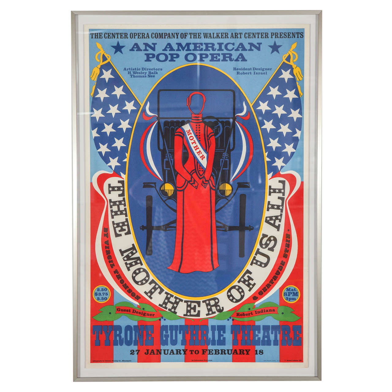 Robert Indiana 1967 Pop Art Poster "The Mother of Us All" at 1stDibs