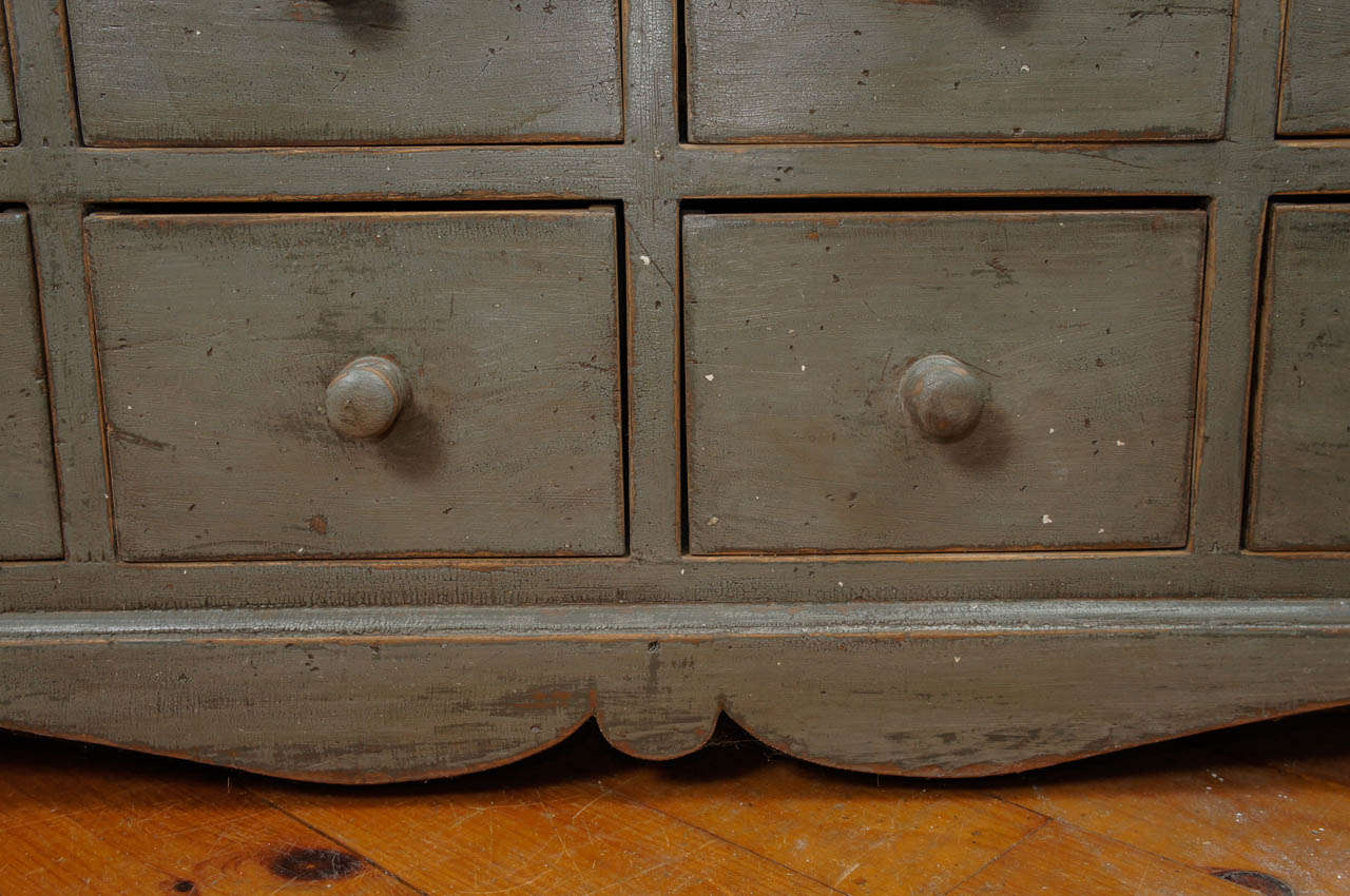 Gray Multi Drawer Canadian Store Counter at 1stDibs