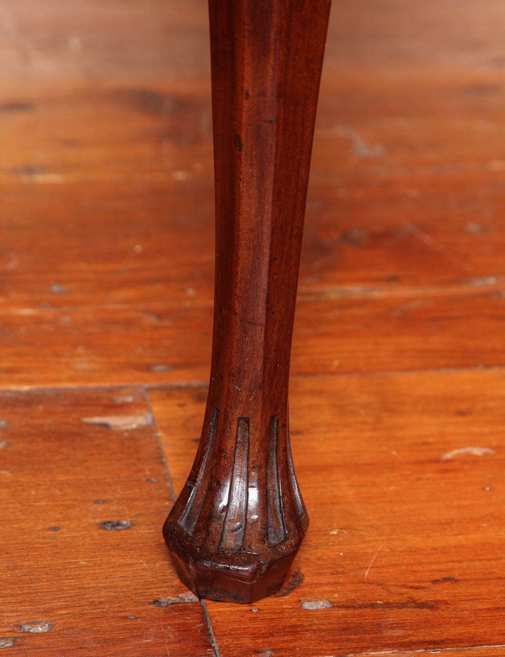 Antique Irish Carved Red Walnut Lowboy circa 1740 at 1stDibs