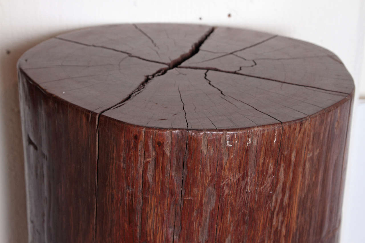 Organic Tall Ironwood Log as Pedestal For Sale at 1stDibs