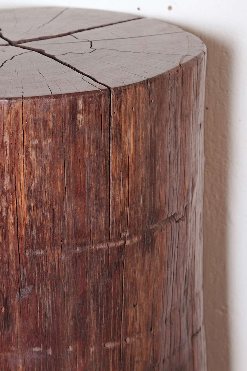 Organic Tall Ironwood Log as Pedestal For Sale at 1stDibs