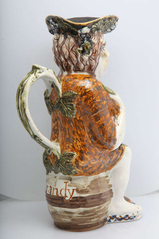 Important Prattware "Bacchus" Toby Jug at 1stDibs