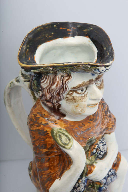 Important Prattware "Bacchus" Toby Jug at 1stDibs
