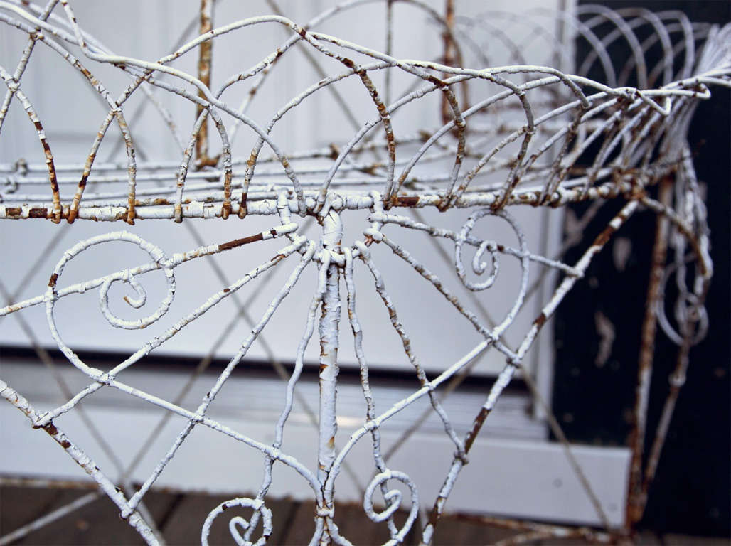 Antique Wire 3 Tier Plant Stand at 1stDibs | vintage wire plant stand ...
