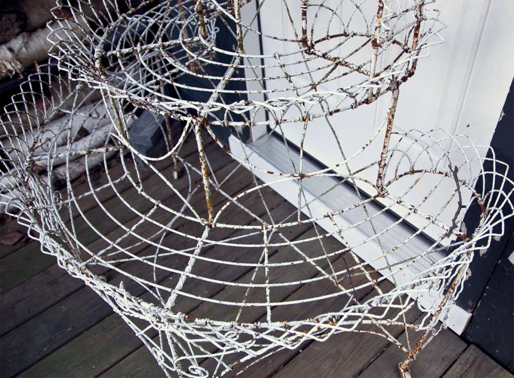 Antique Wire 3 Tier Plant Stand at 1stDibs | vintage wire plant stand ...